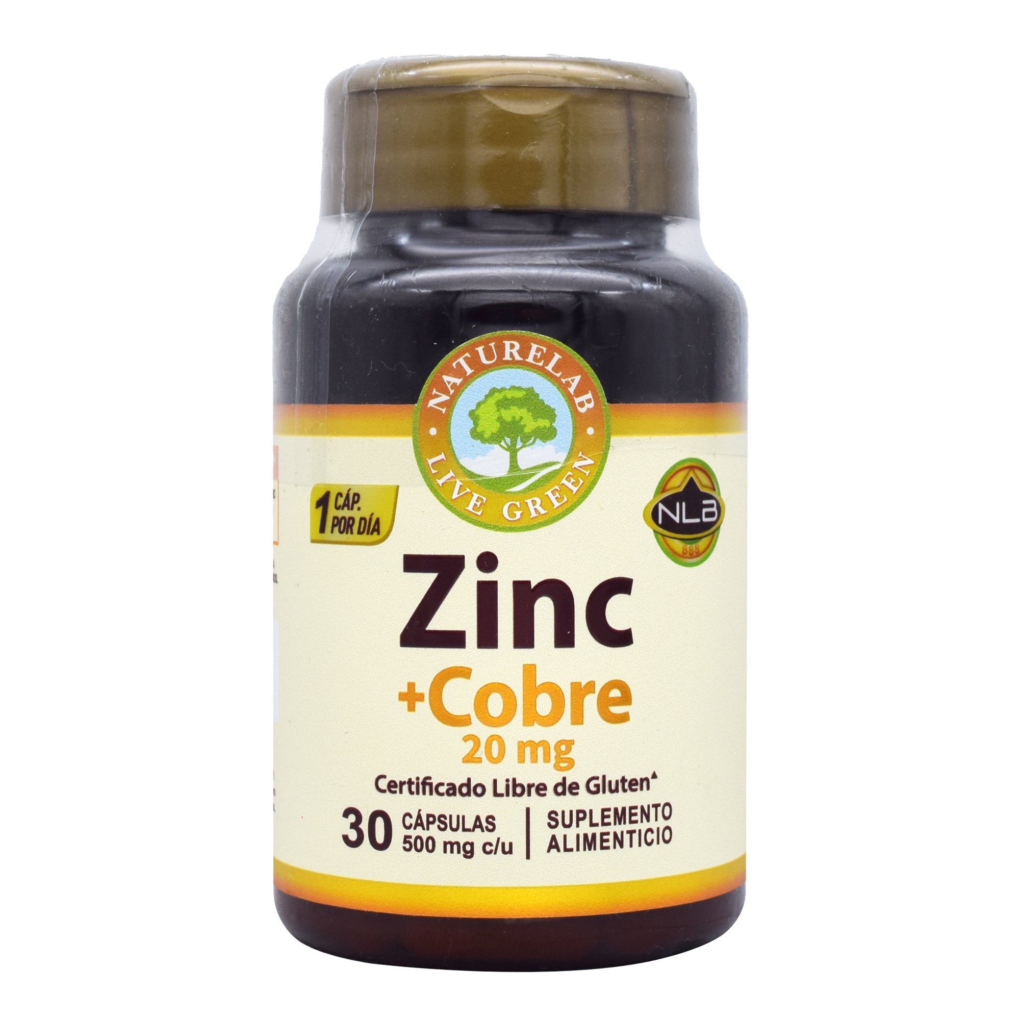 Zinc Mas Cobre 30 Cap