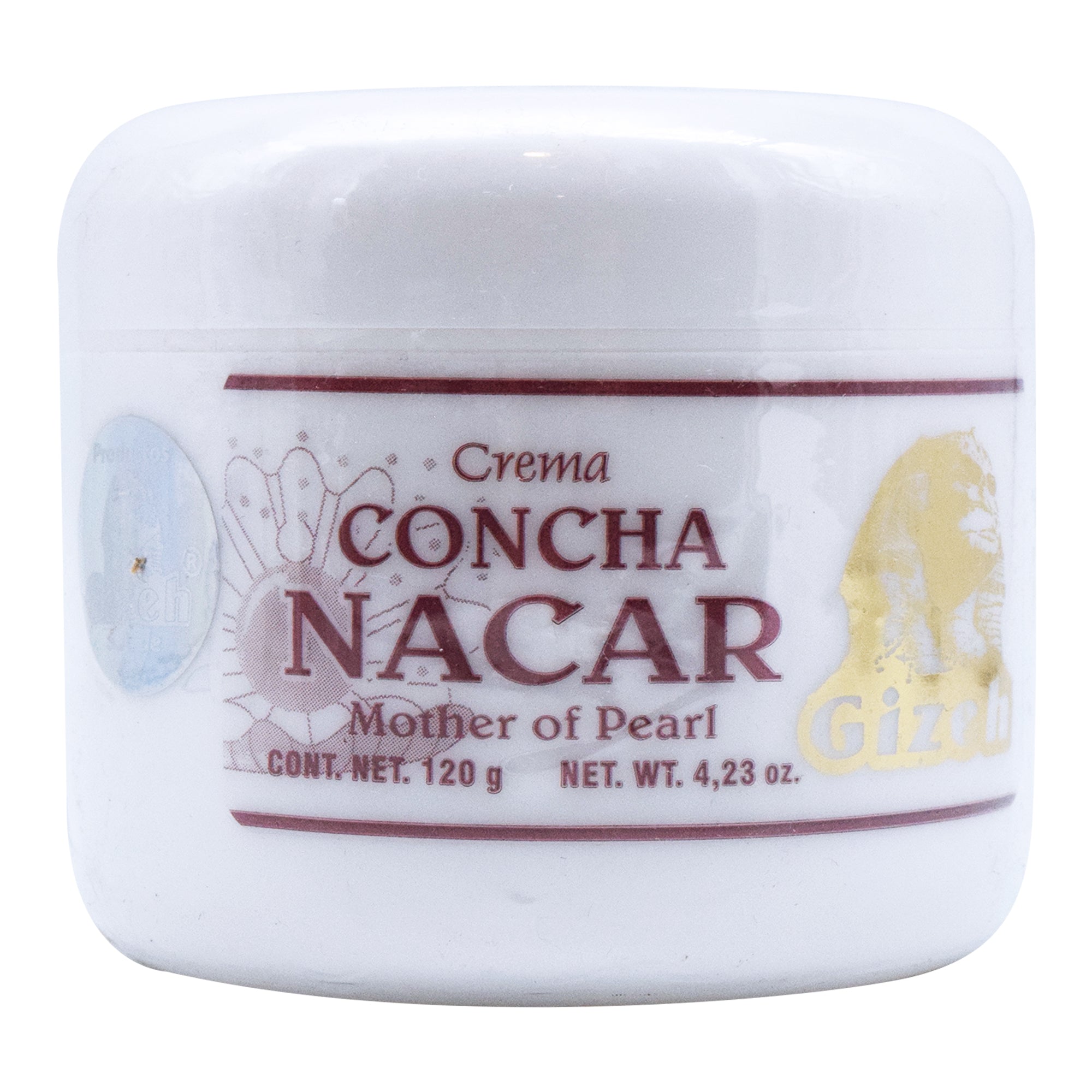 Crema de concha nacar 120 g gizeh - Súper Naturista