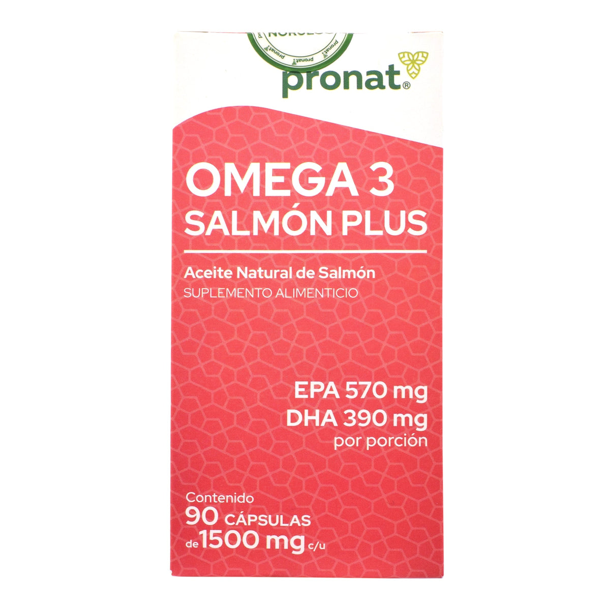 Omega 3 plus aceite de salmon 90 cap pronat - Súper Naturista