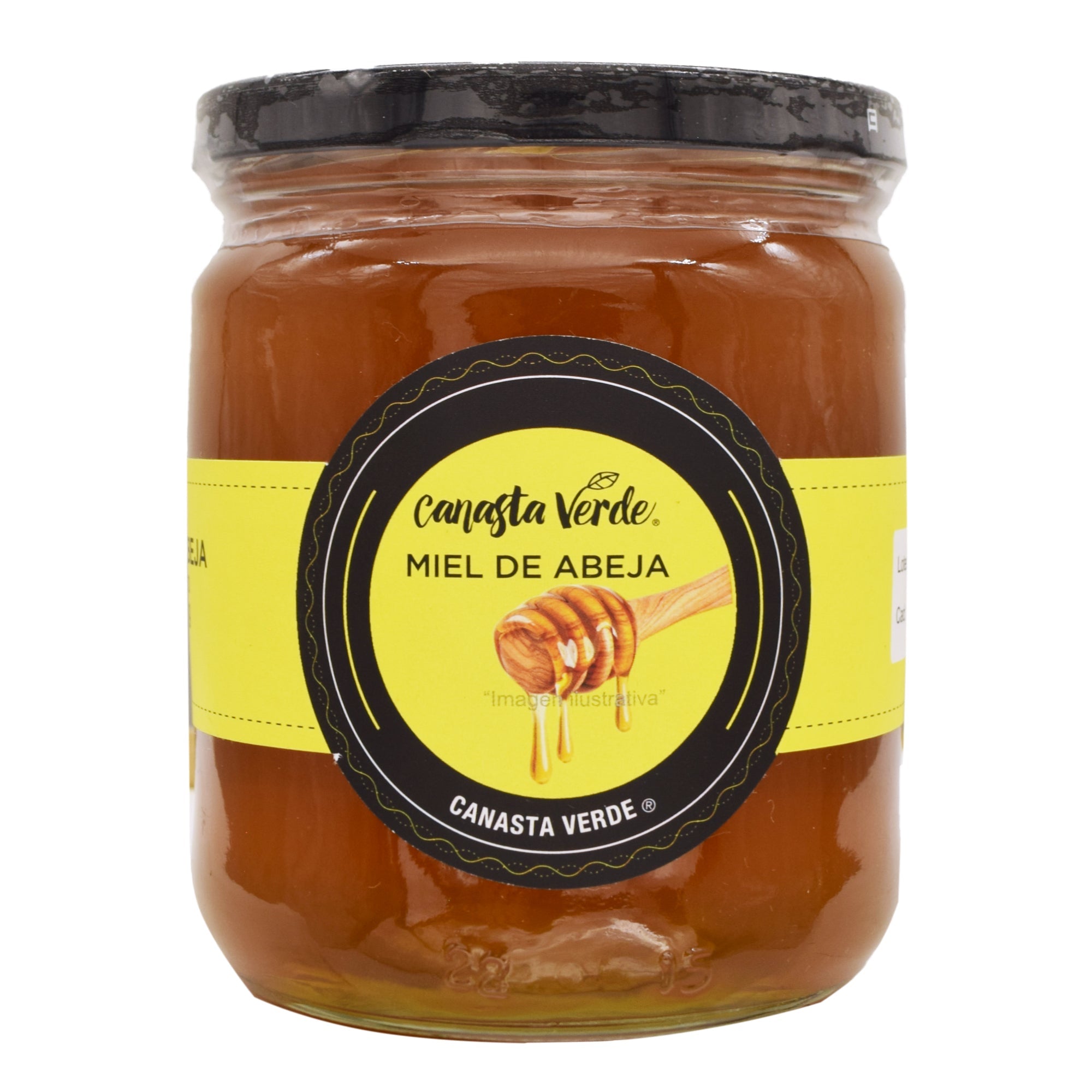 Miel de abeja organica 560 ml canasta verde - Súper Naturista