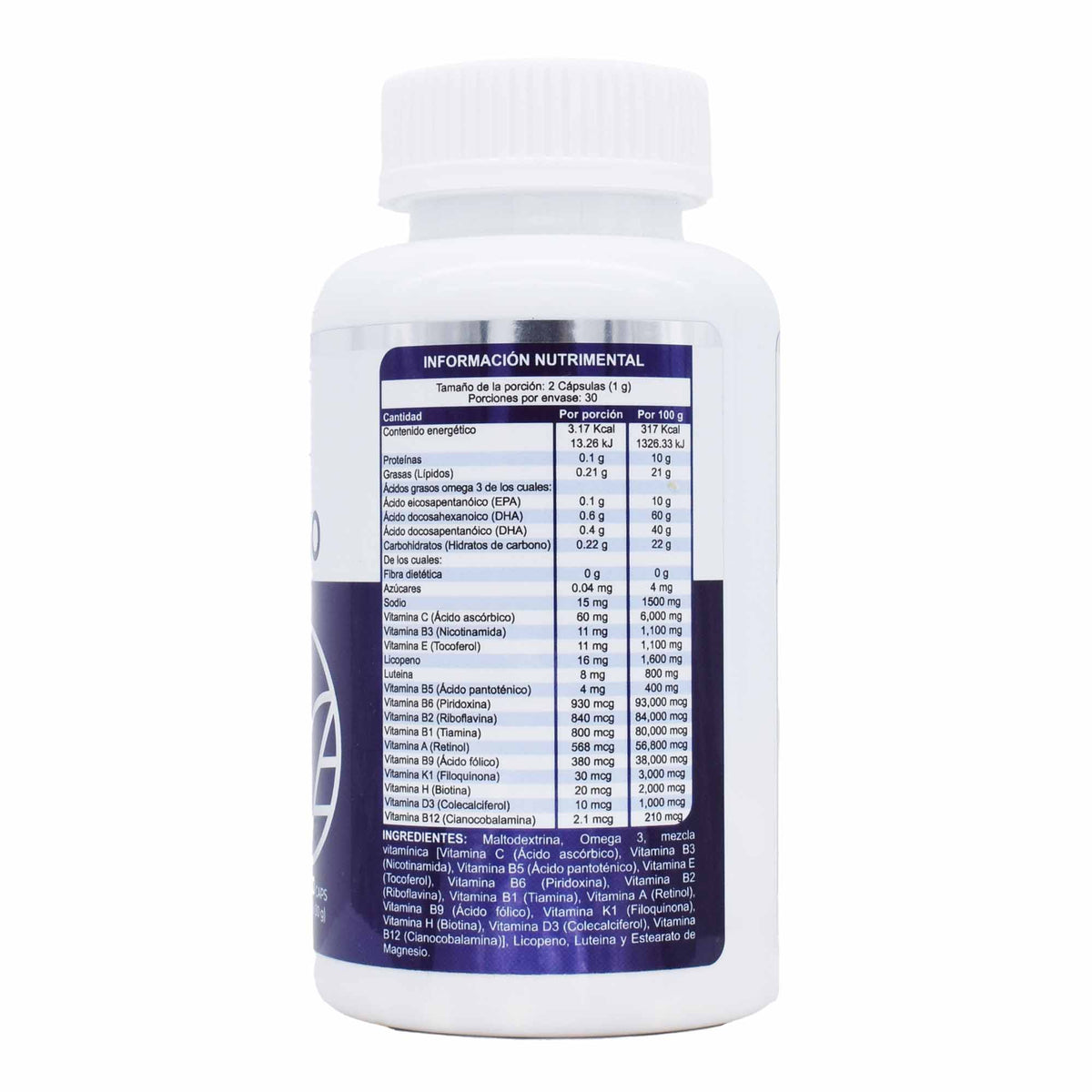 Multivitaminico hombre 50 mas 60 cap vitamin center - Super Naturista