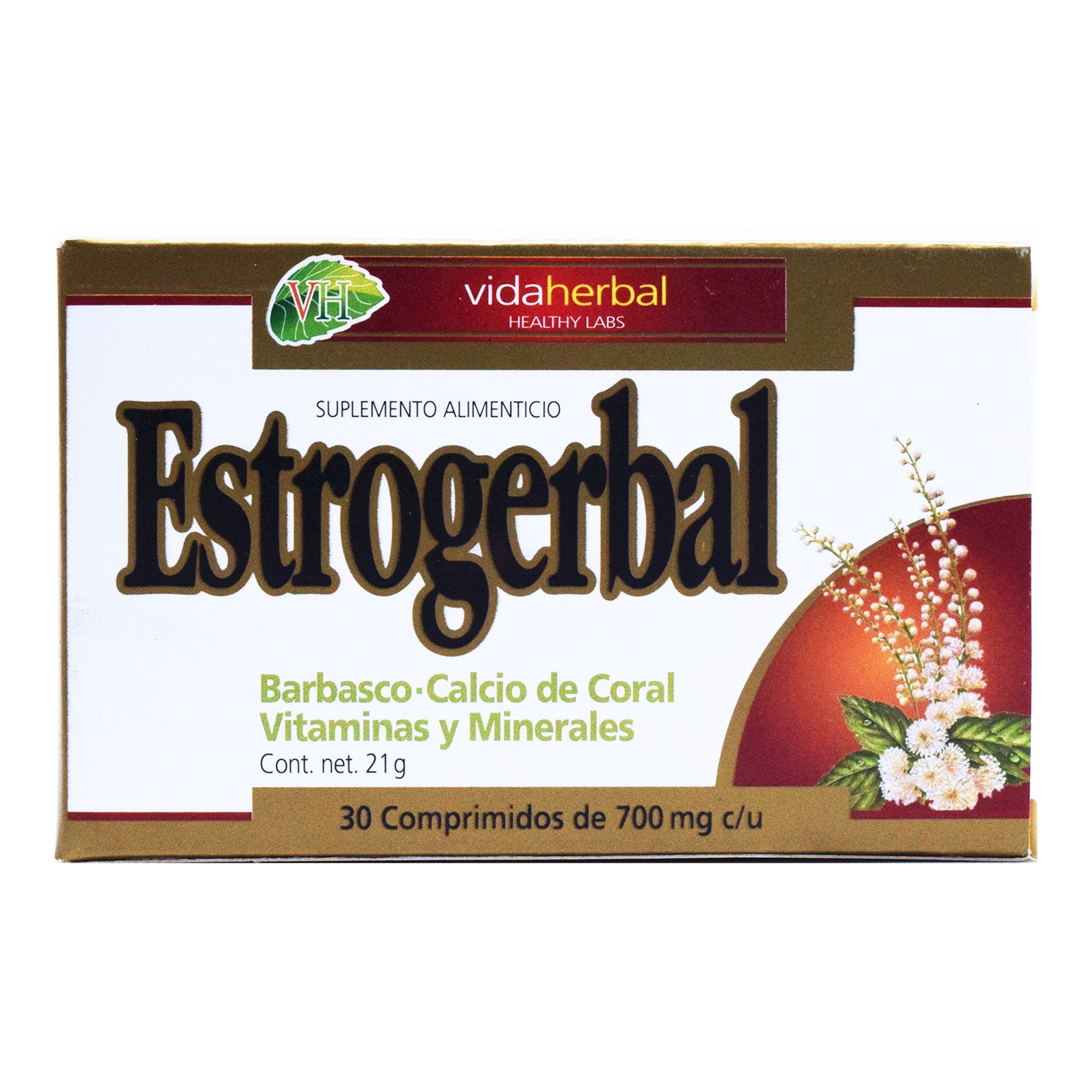 Estrogerbal 30 cap vida herbal - Súper Naturista