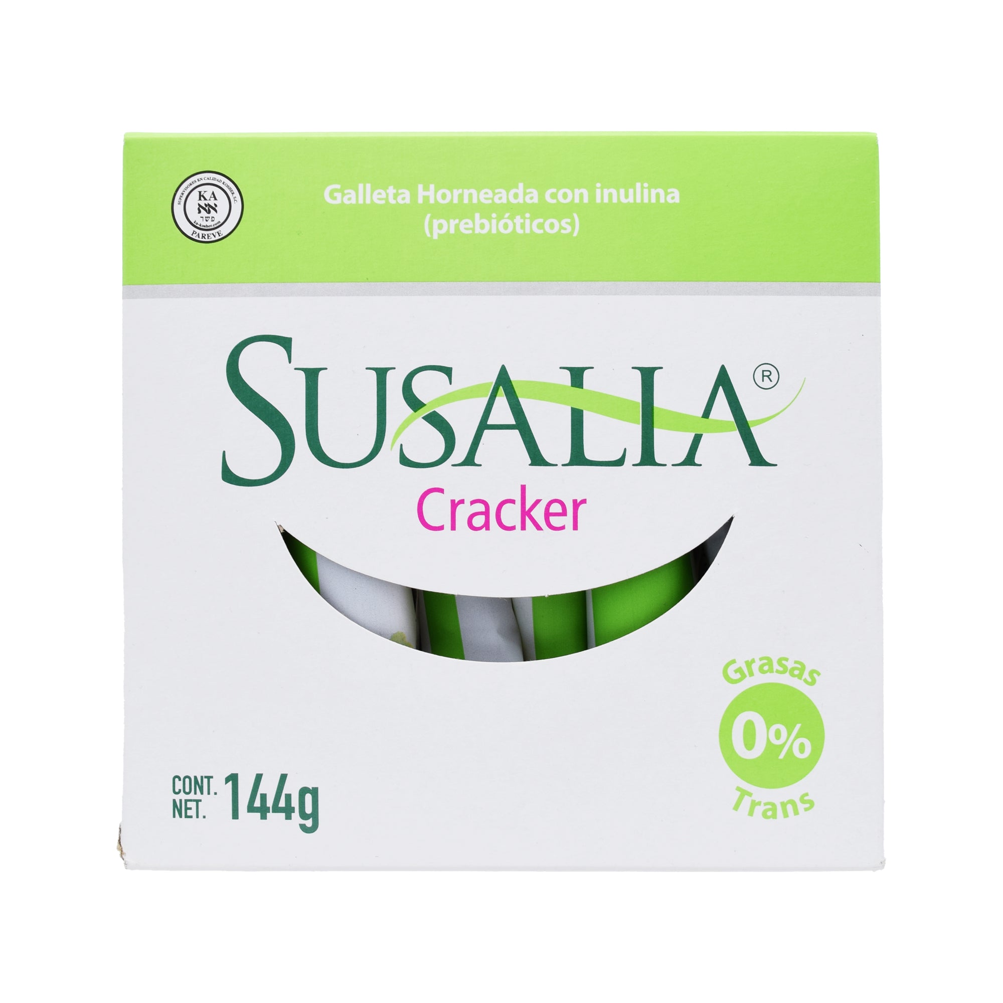 Cracker de nopal 144 g susalia - Super Naturista