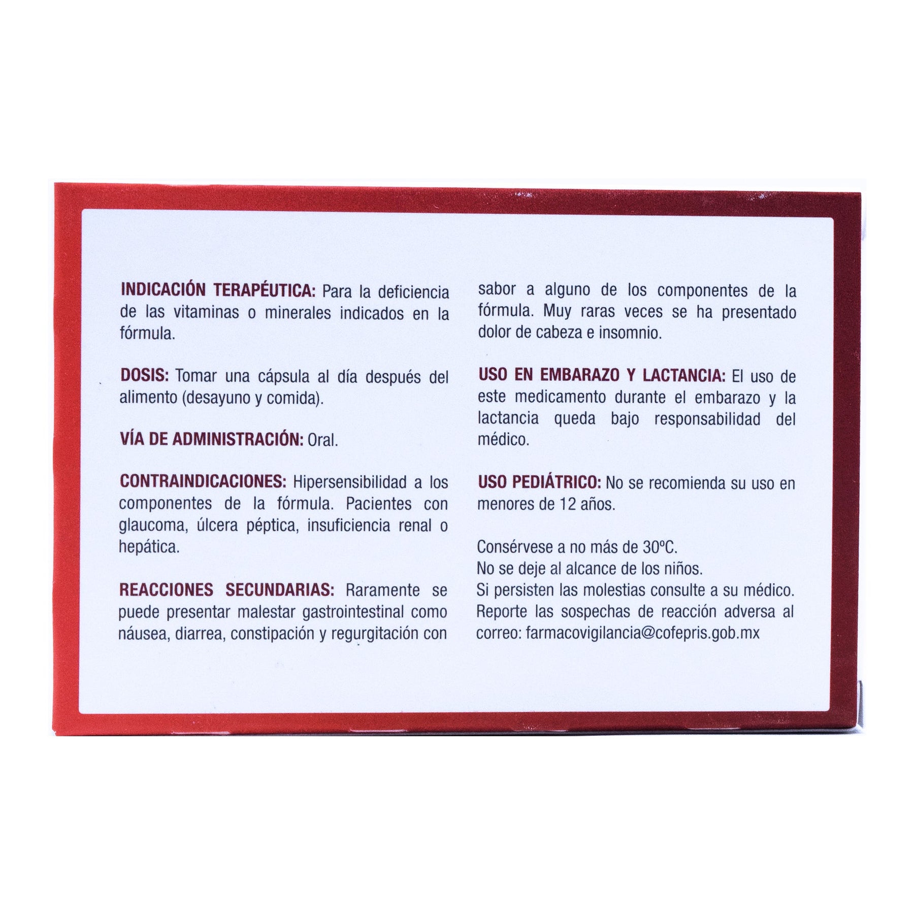 Complejo b 30 cap progela - Súper Naturista