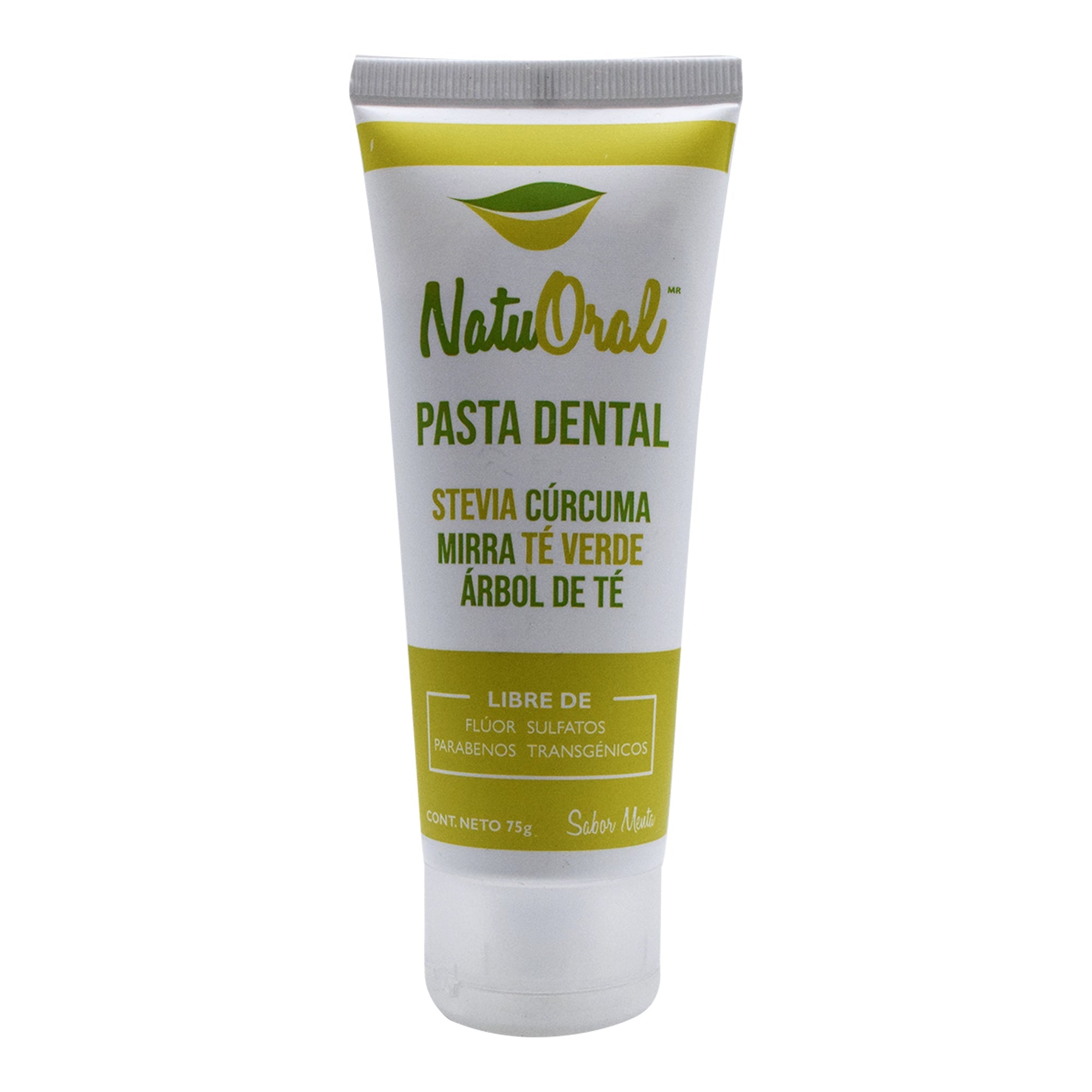 Pasta dental con curcuma y arbol de te 75 g natuoral - Súper Naturista
