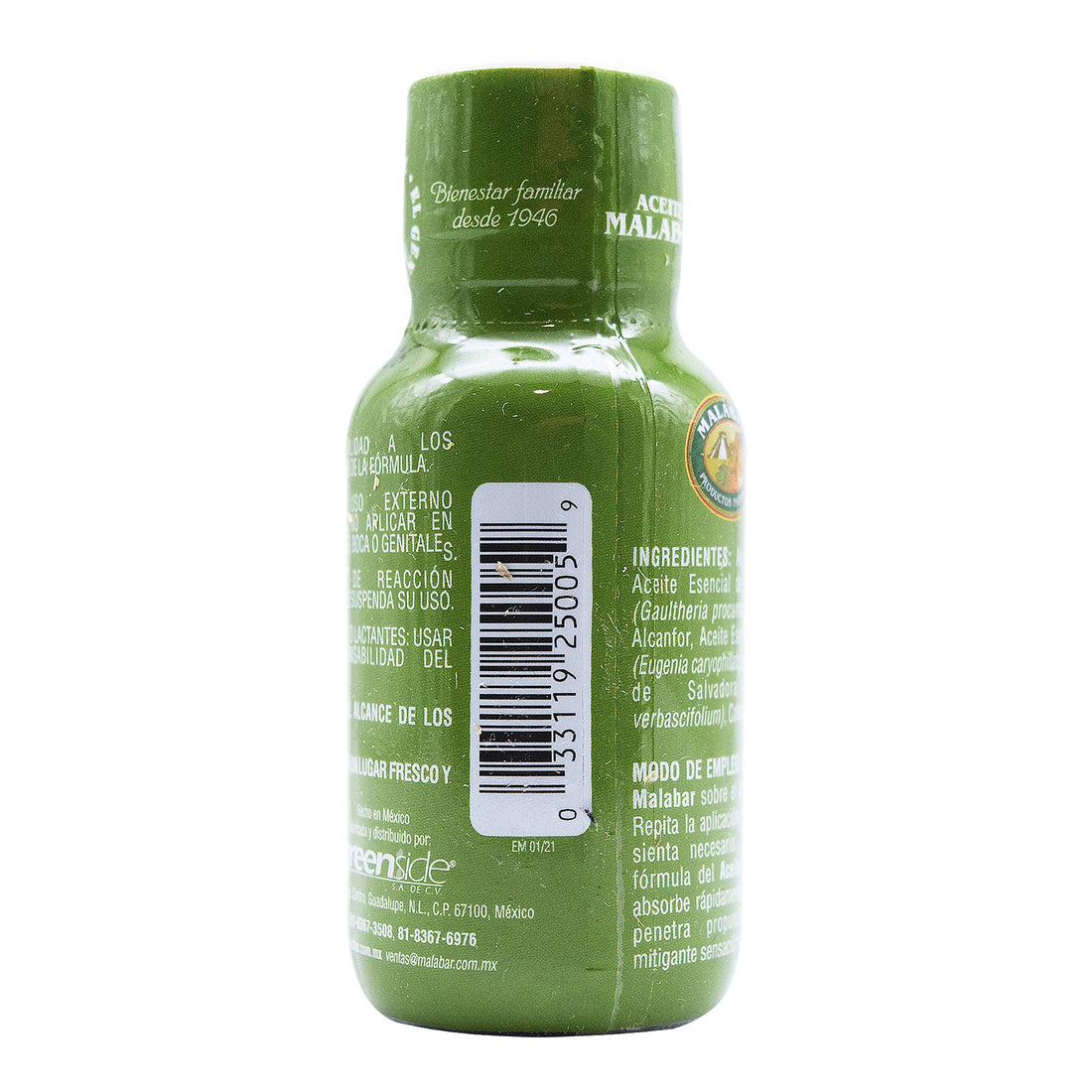 Aceite malabar 60 ml greenside - Súper Naturista