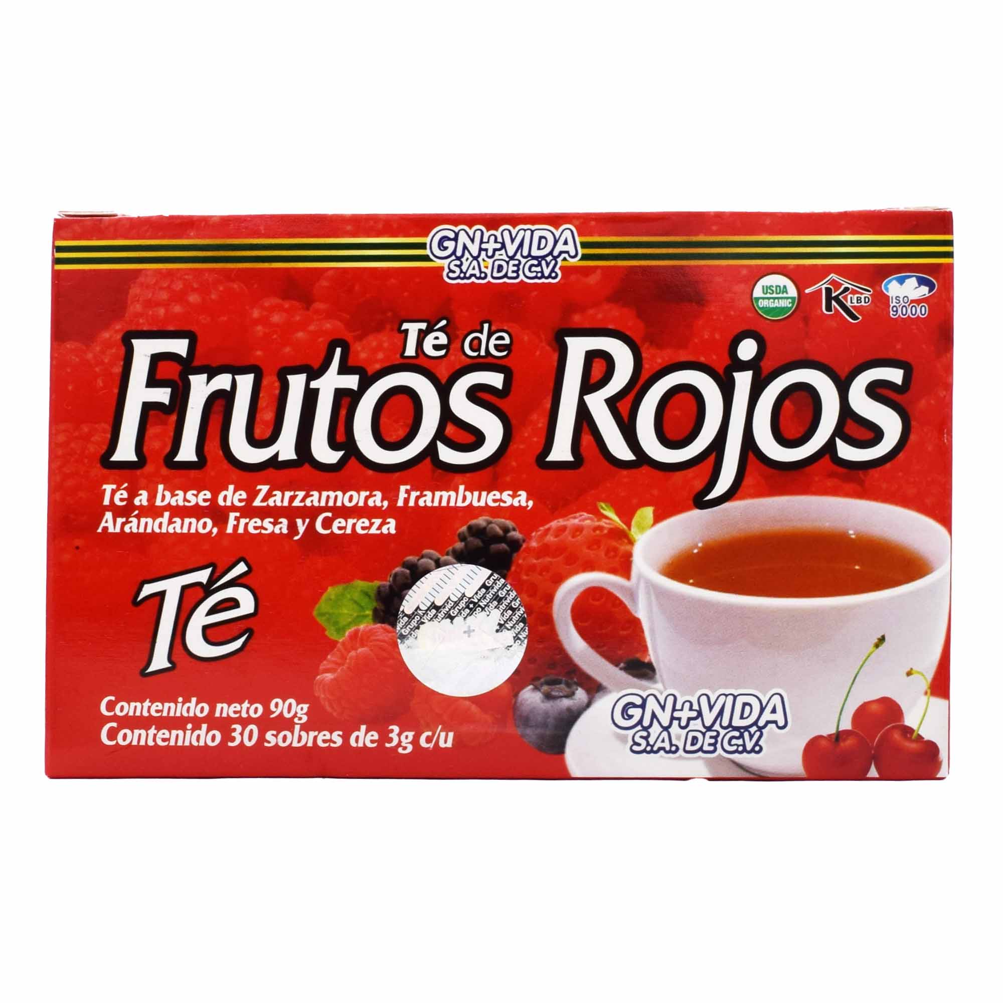 Te frutos rojos 30 sob gn vida - Súper Naturista