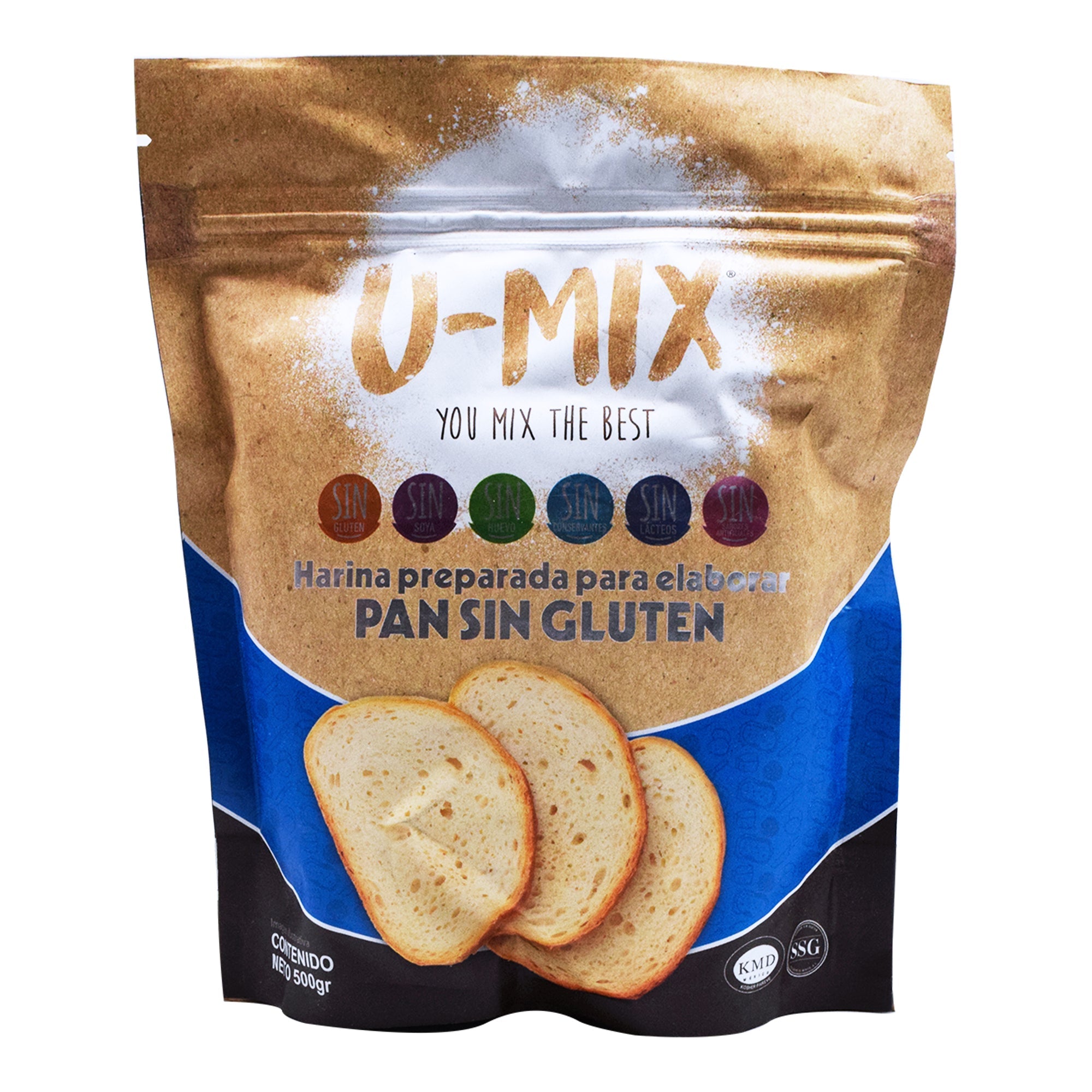 Pre mezcla para pan 500 g u mix - Súper Naturista