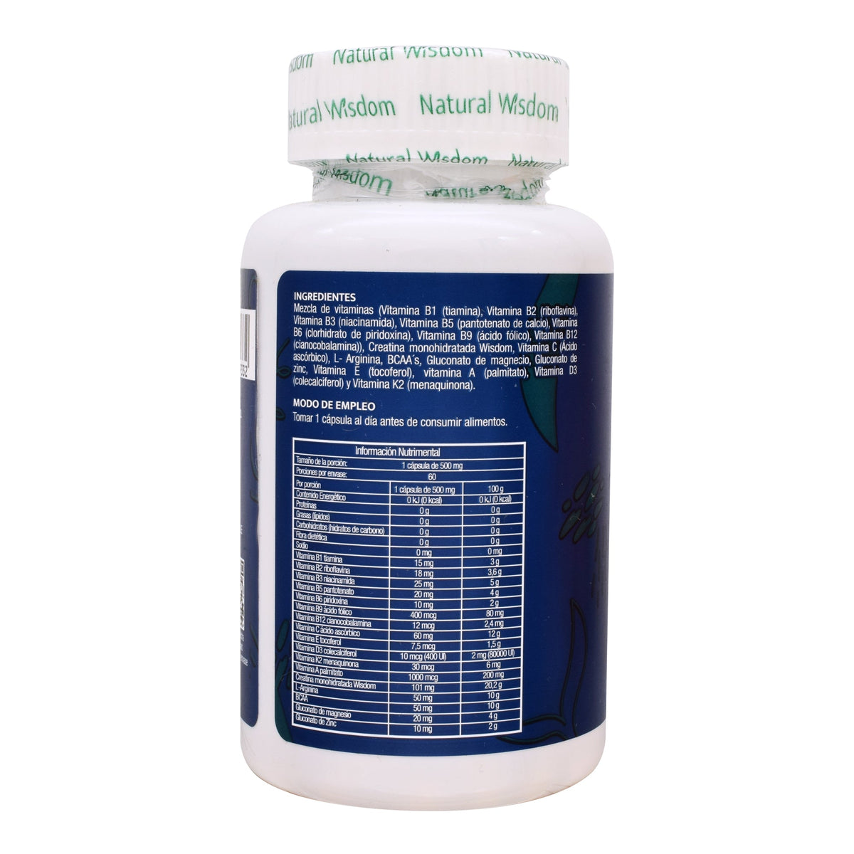 Multivitaminico hombre 60 cap natural wisdom - Súper Naturista