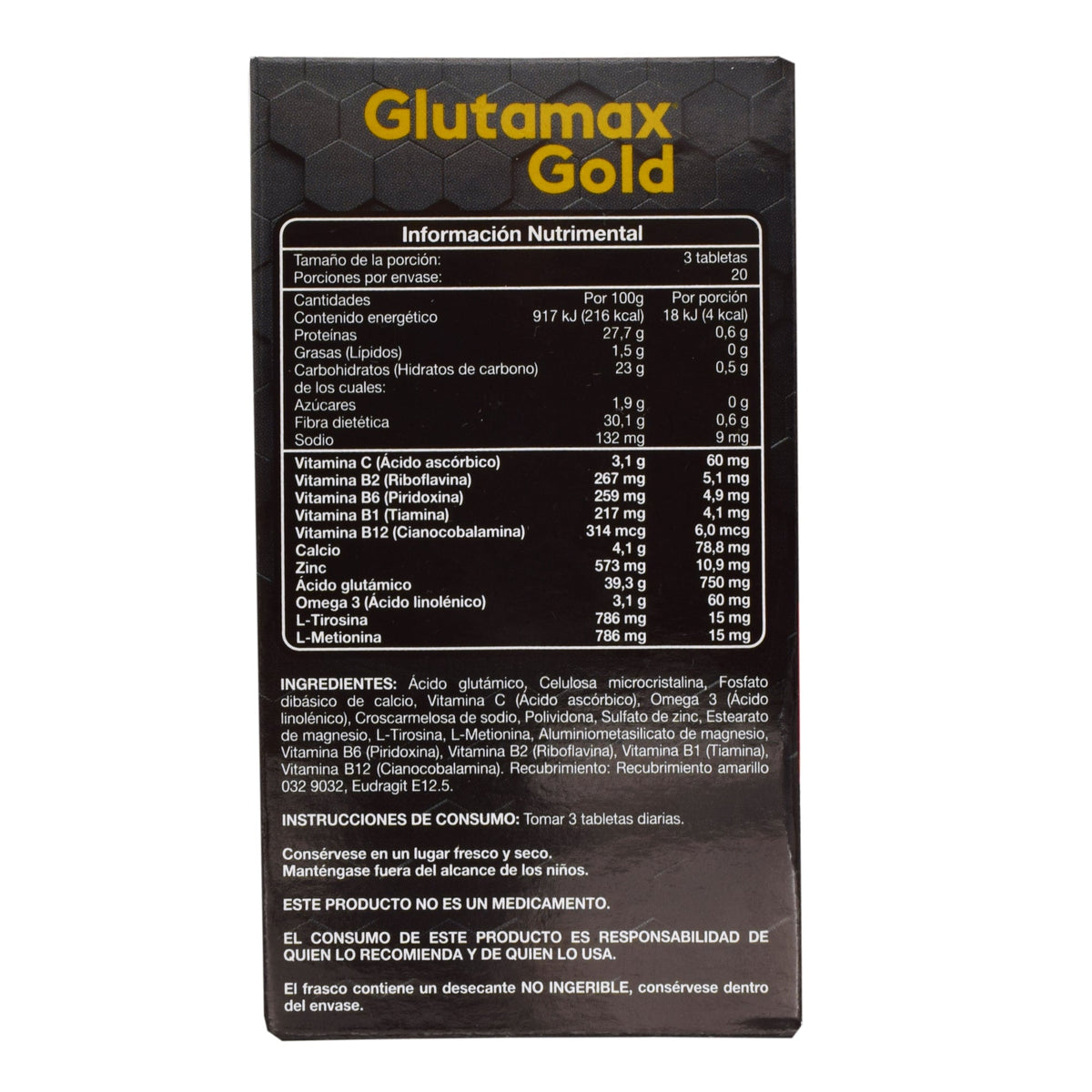Glutamax gold 60 tab cmd - Súper Naturista