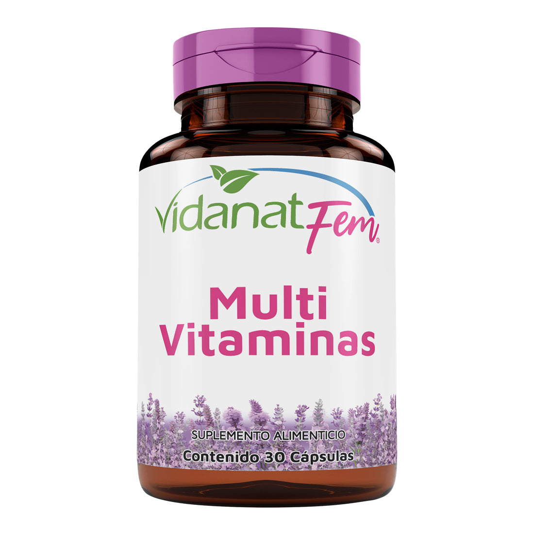 Multivitaminico mujer 30 cap vidanat vitaminas - Súper Naturista