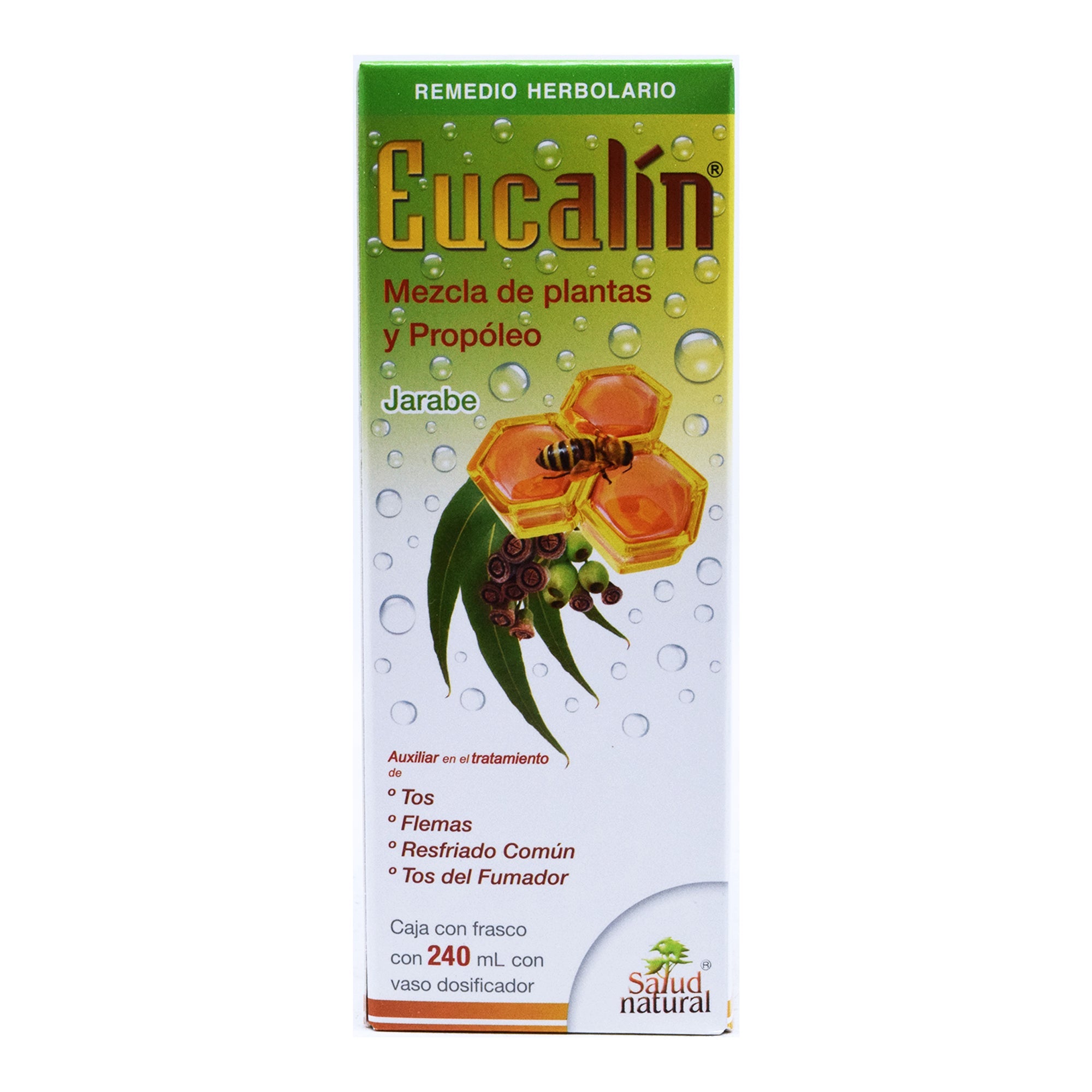 Jarabe eucalin miel 240 ml salud natural - Súper Naturista