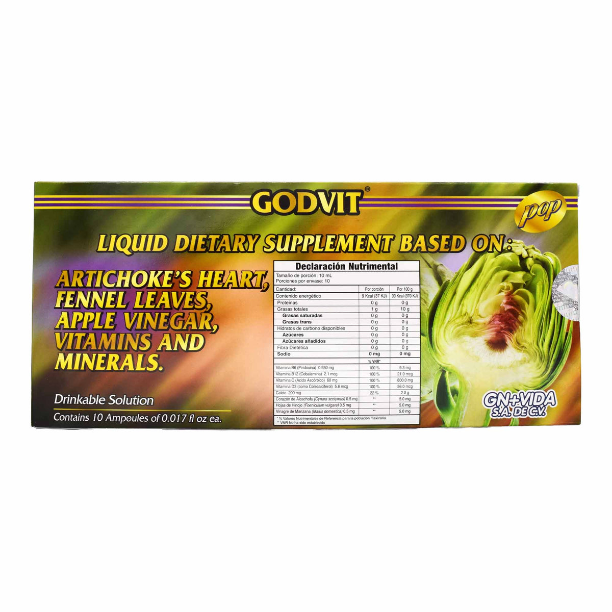 Gn v amp10 x 10 ml gn vida - Súper Naturista