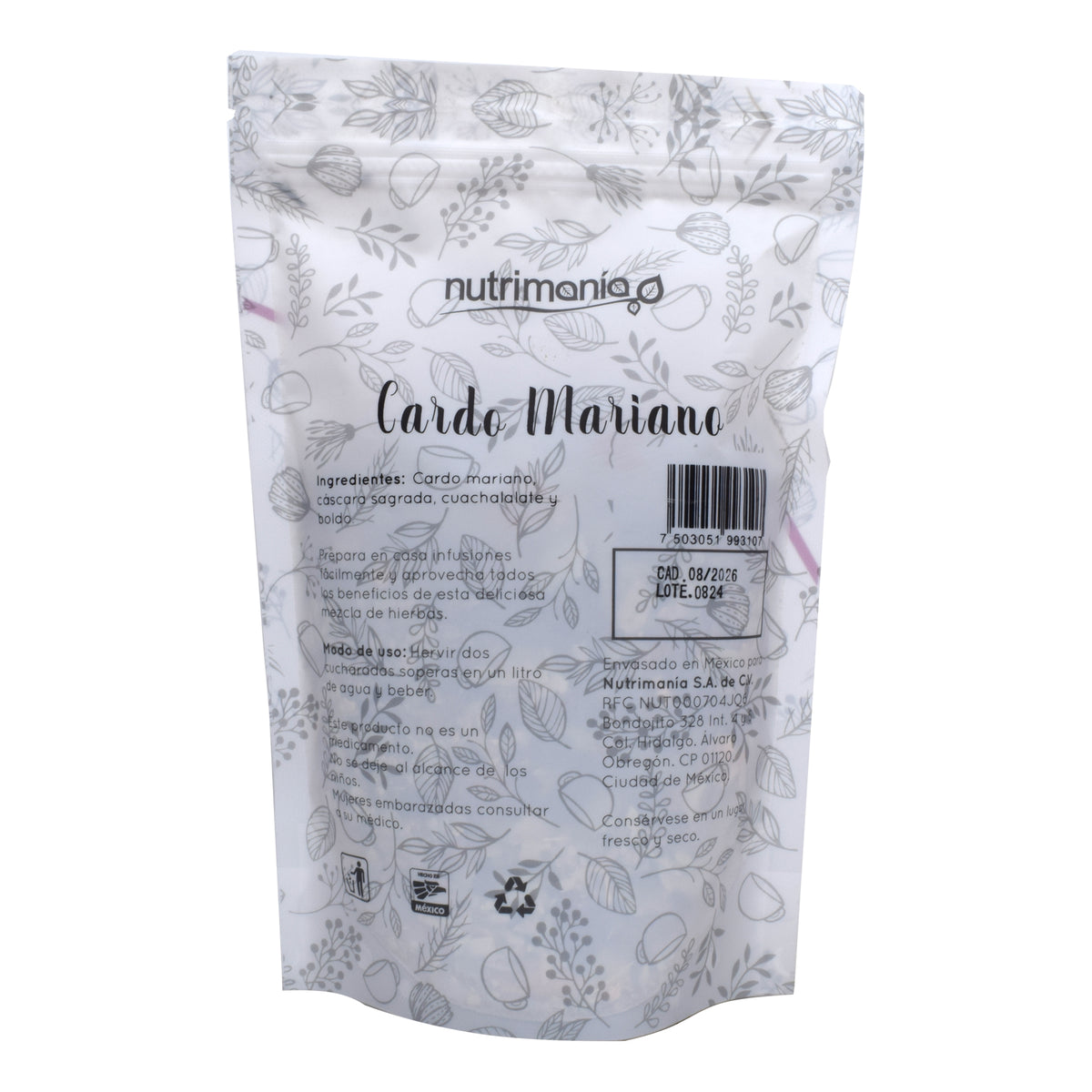 Infusion de cardo mariano 100 g nutrimania - Super Naturista