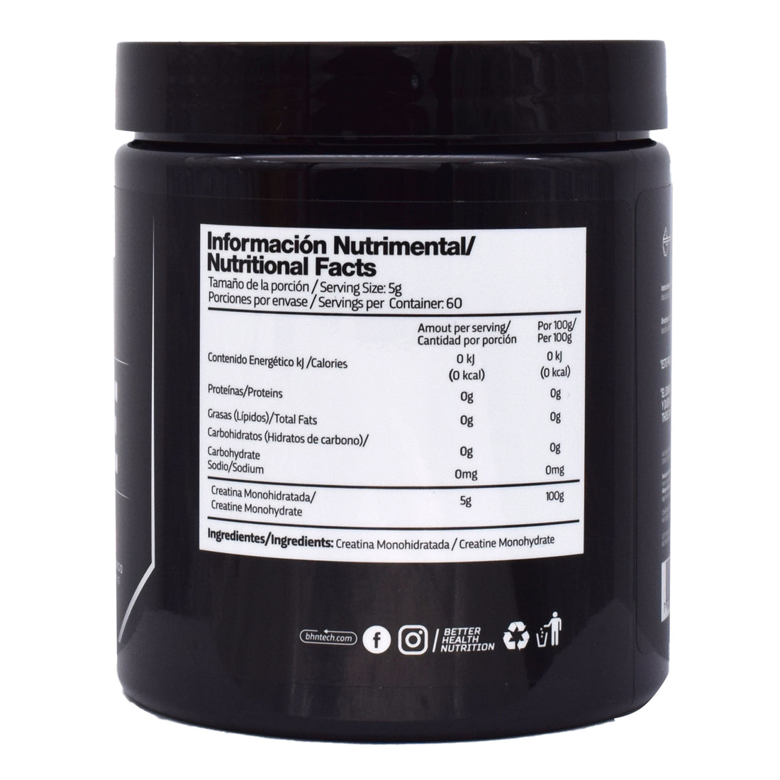 Creatina polvo 300 g bhn - Súper Naturista