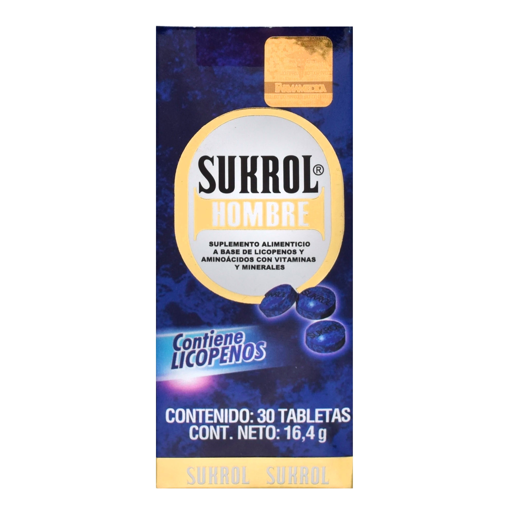 Sukrol hombre 30 tab sukrol - Super Naturista