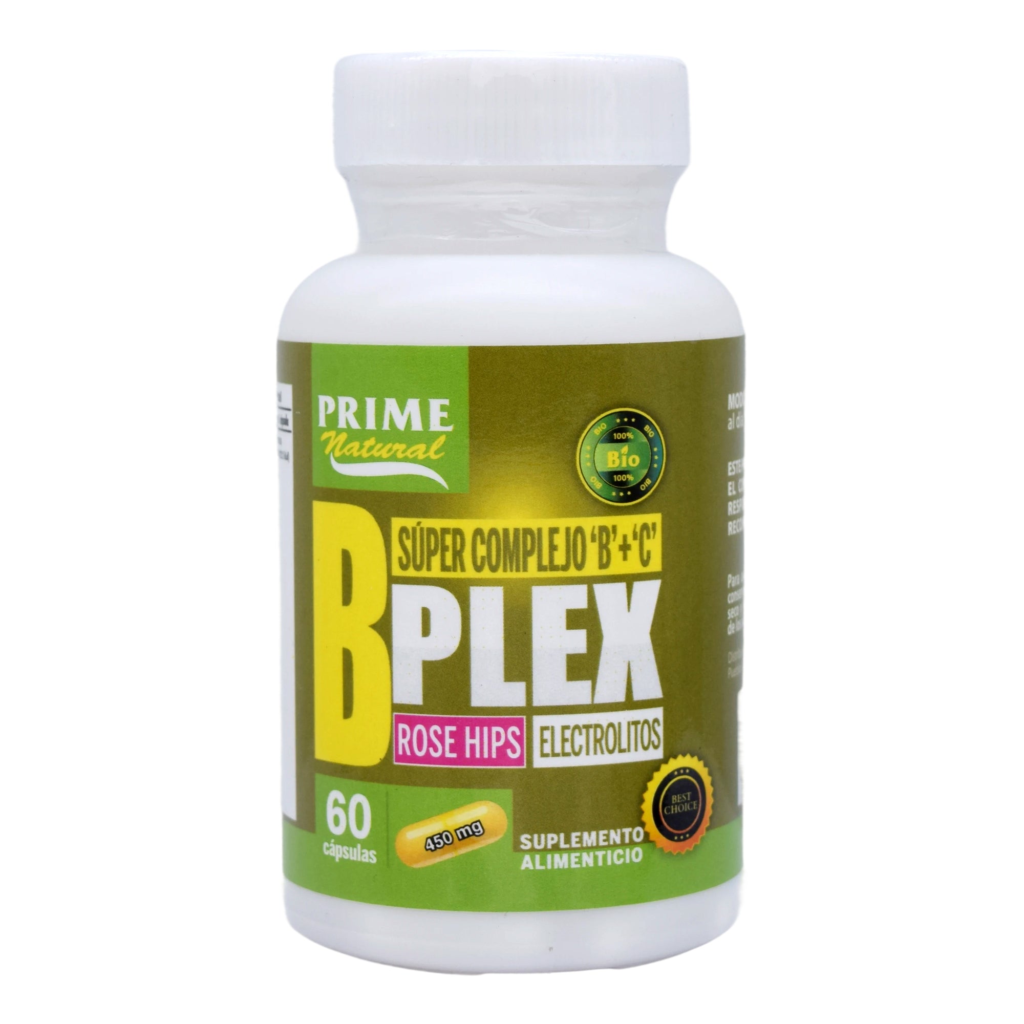 Complejo b mas c 60 cap prime natural - Súper Naturista