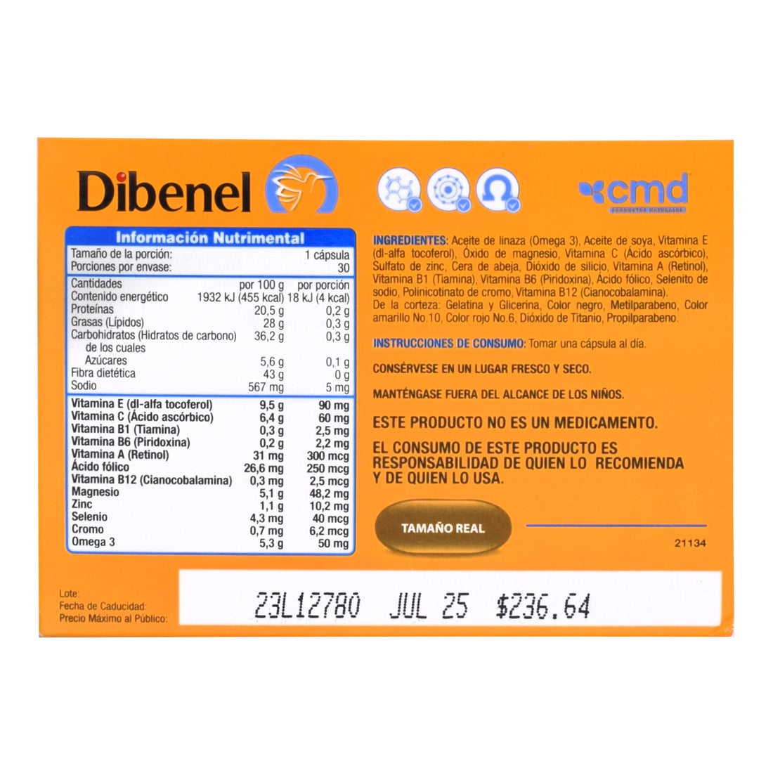 Diabenel 30 cap cmd - Súper Naturista