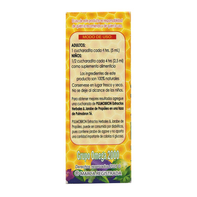 Jarabe pulmobron 125 ml omega 2000 - Súper Naturista