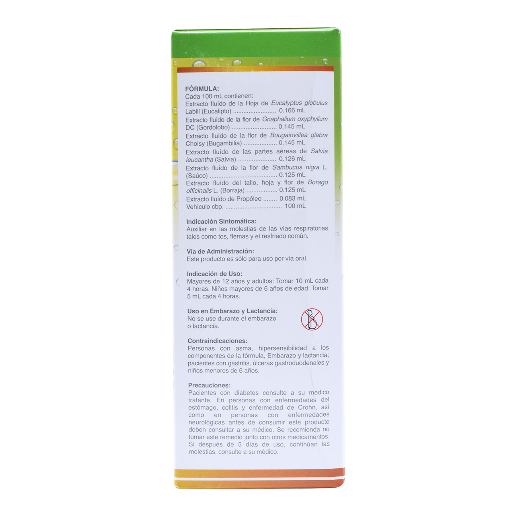 Jarabe eucalin agave 250 ml salud natural - Súper Naturista