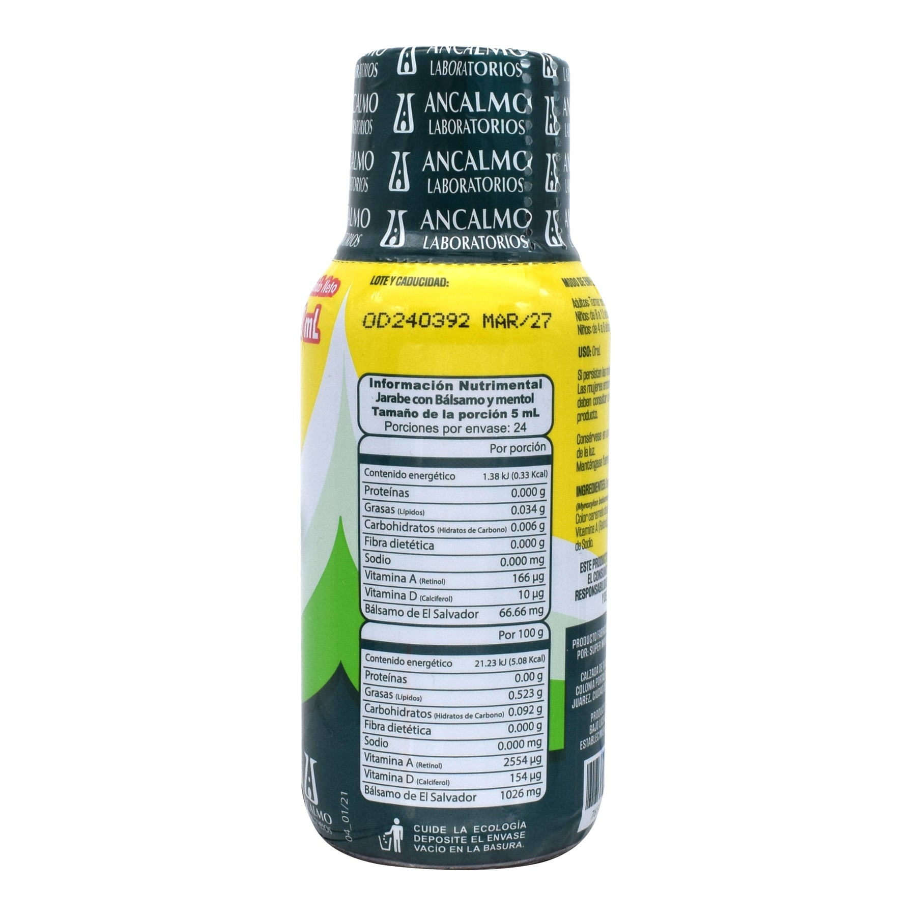 Jarabe zorritone 120 ml ancalmo - Síºper Naturista