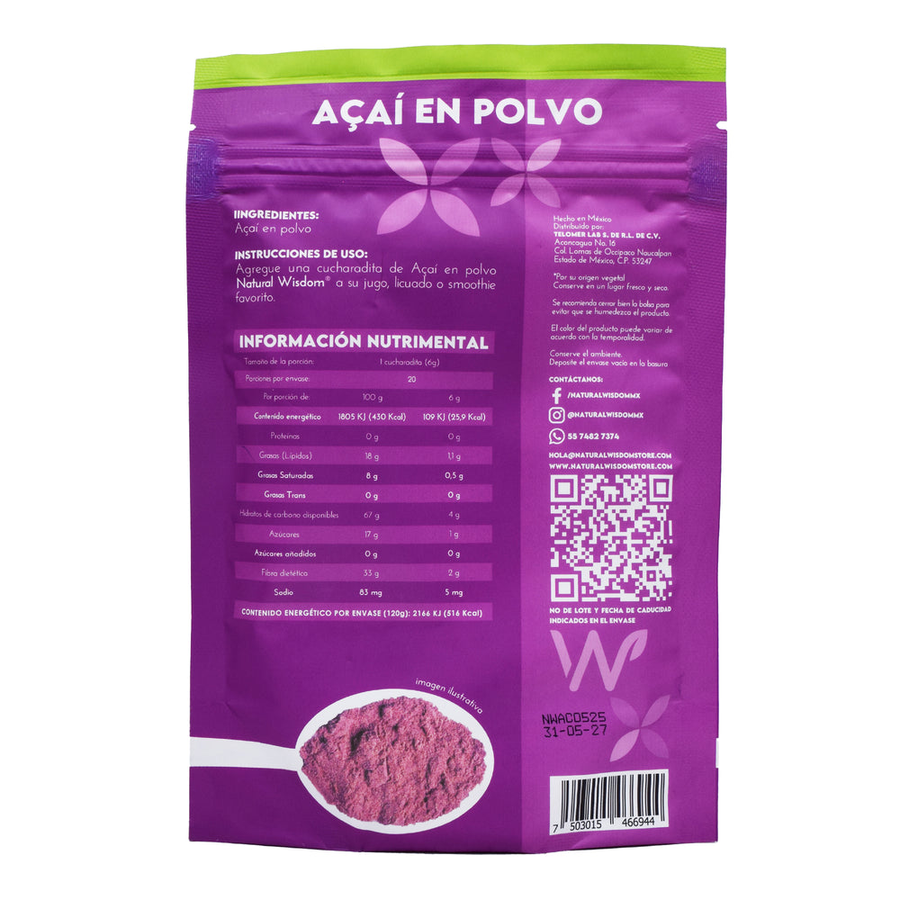 Acai En Polvo 120 G