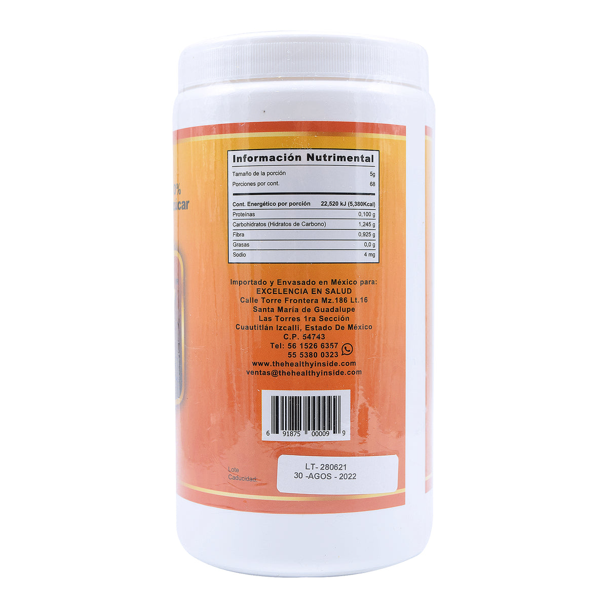 Plantago psyllium naranja 340 g healthy inside - Súper Naturista