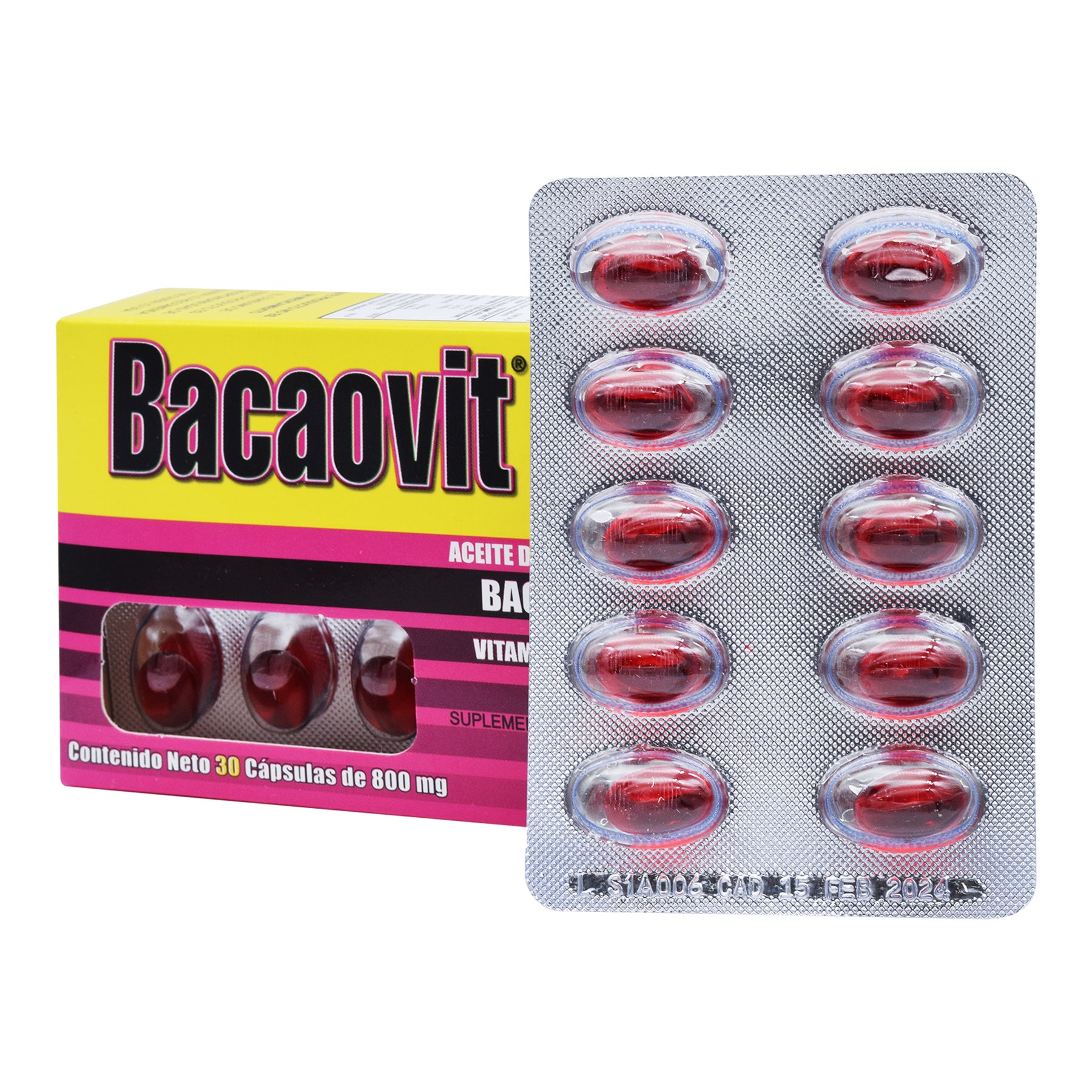 Bacaovit 30 cap bqm - Súper Naturista