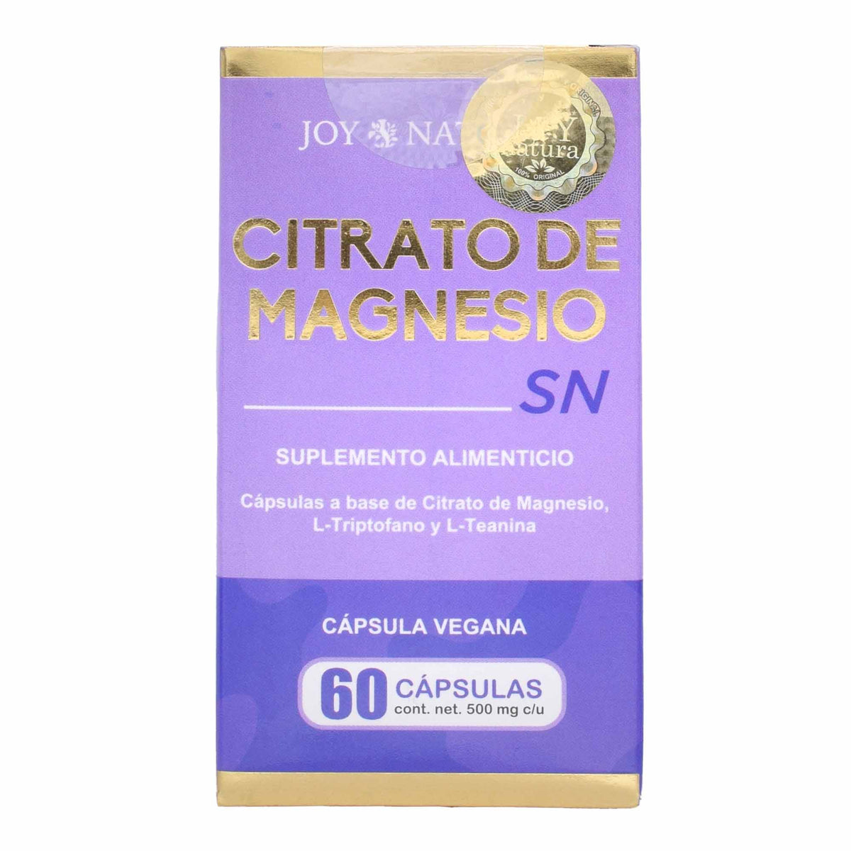 Citrato De Magnesio Melatonina Sn 60 Cap