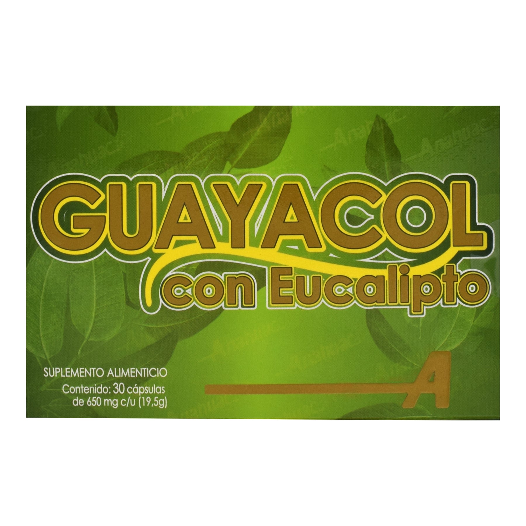Guayacol con eucalipto 30 cap anahuac - Súper Naturista